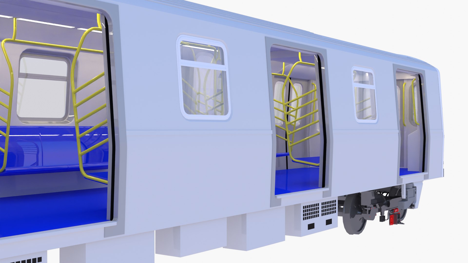 R211 Subway Car Middle 3D Model - TurboSquid 2063456