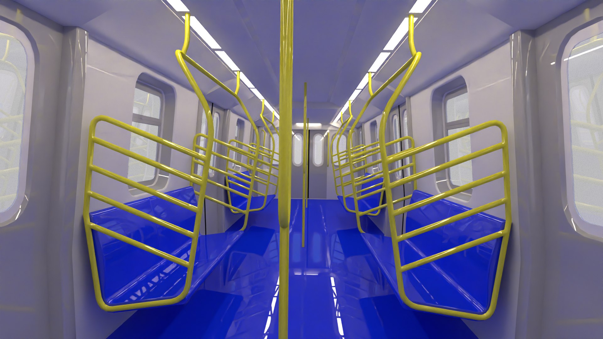 R211 Subway Car Middle 3D Model - TurboSquid 2063456