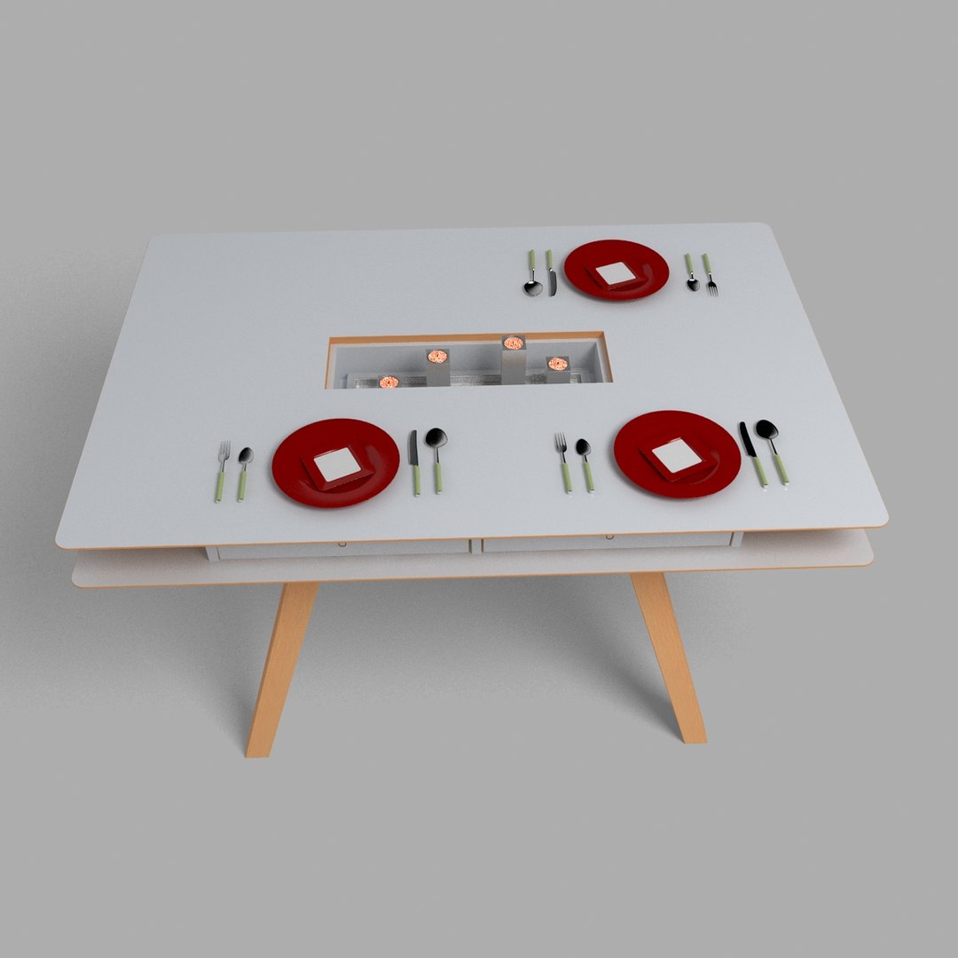 Table Vox 3D - TurboSquid 1421123