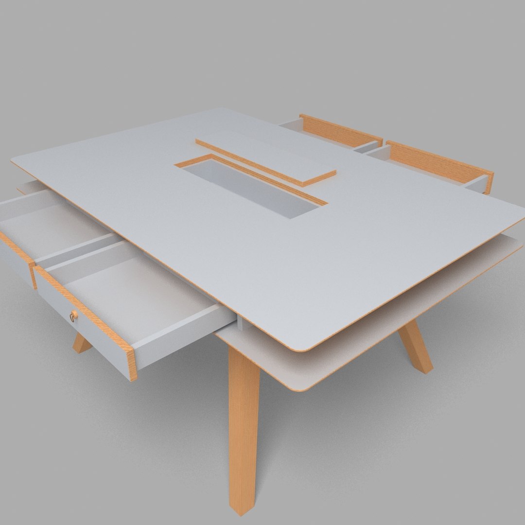 Table Vox 3D - TurboSquid 1421123