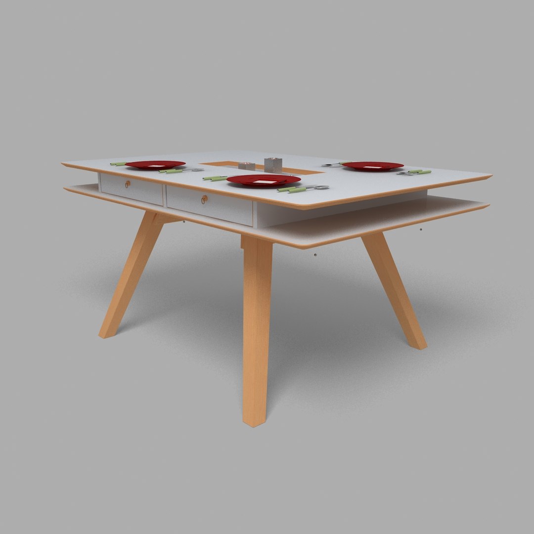 Table Vox 3D - TurboSquid 1421123