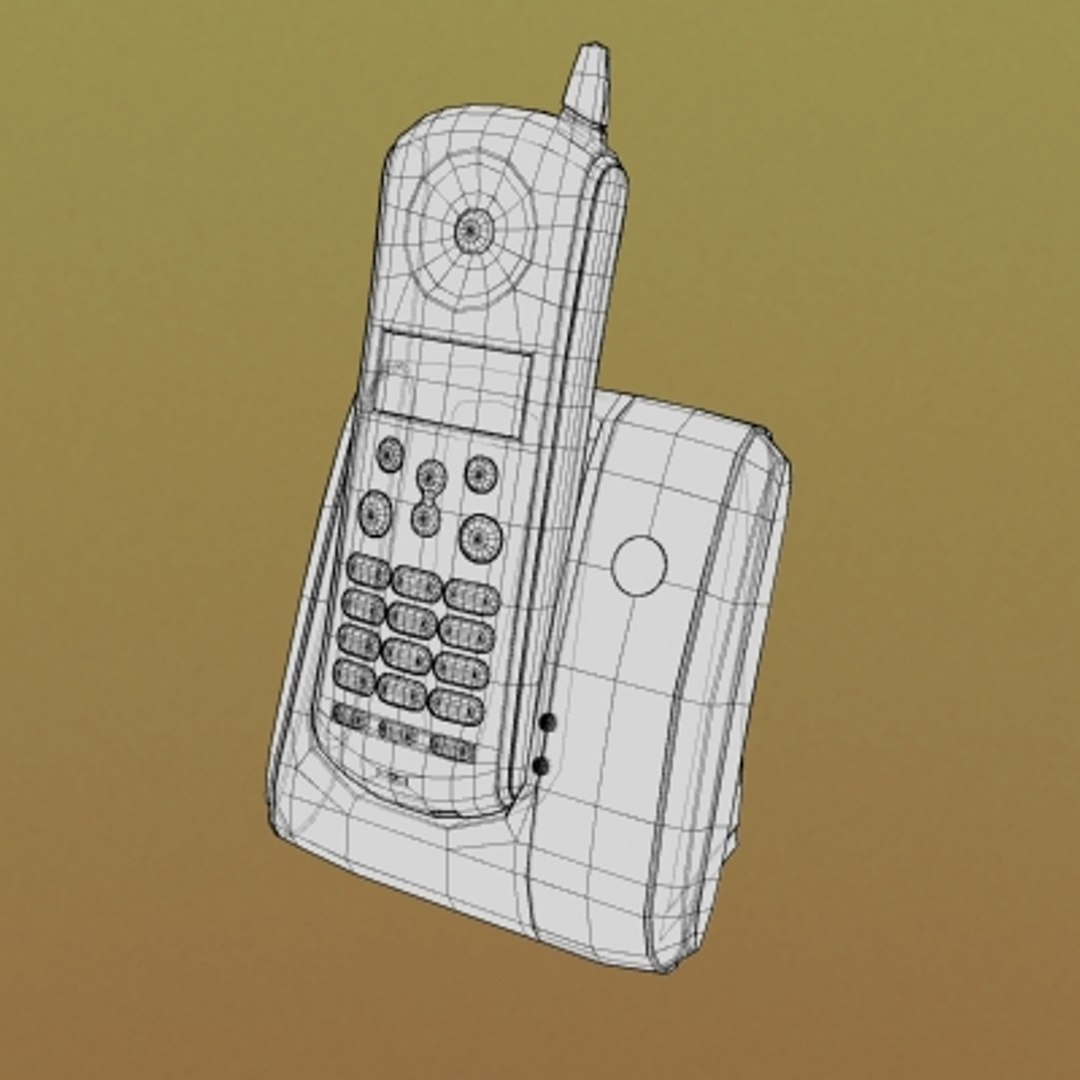 Motorola Cordless Phone 3d 3ds