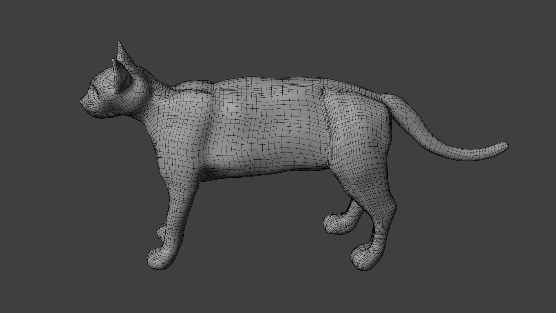 The Cat Low-Poly PBR Textures Game Ready Animated Low-poly 3D Model 3D ...