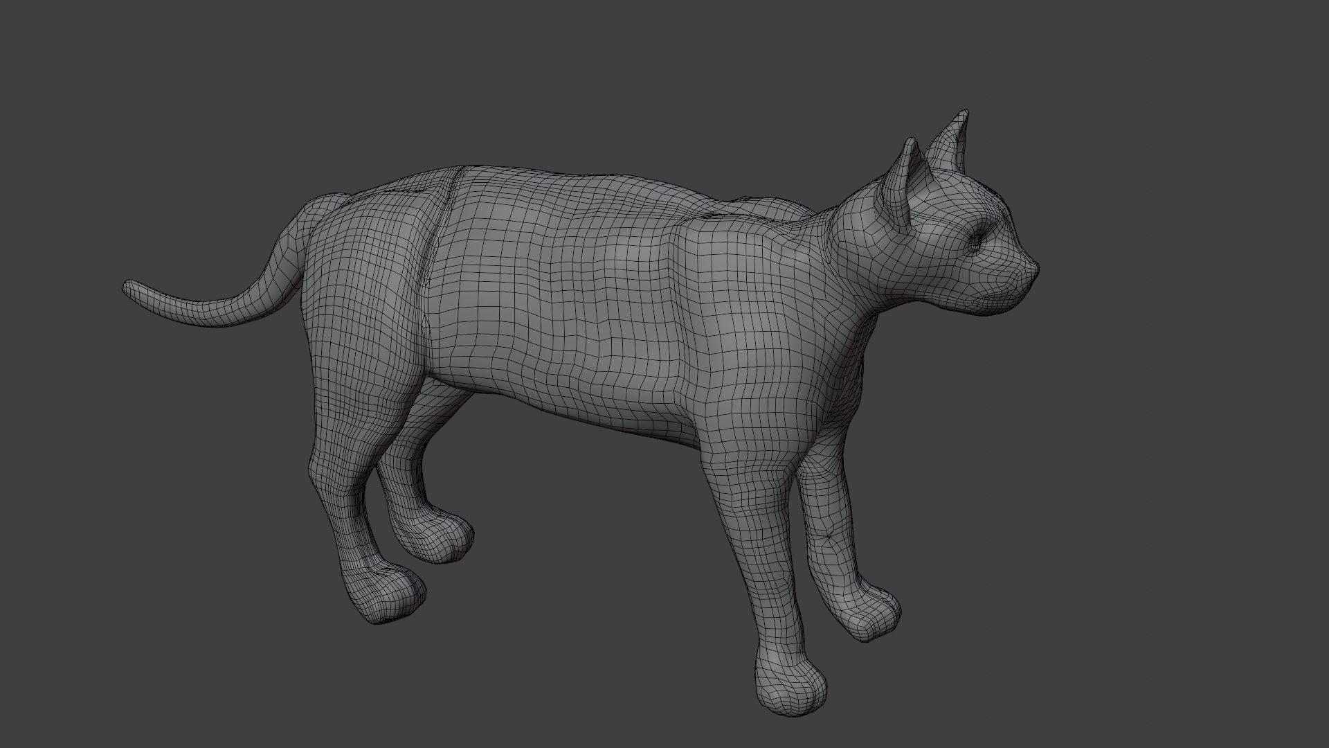 The Cat Low-Poly PBR Textures Game Ready Animated Low-poly 3D Model 3D ...