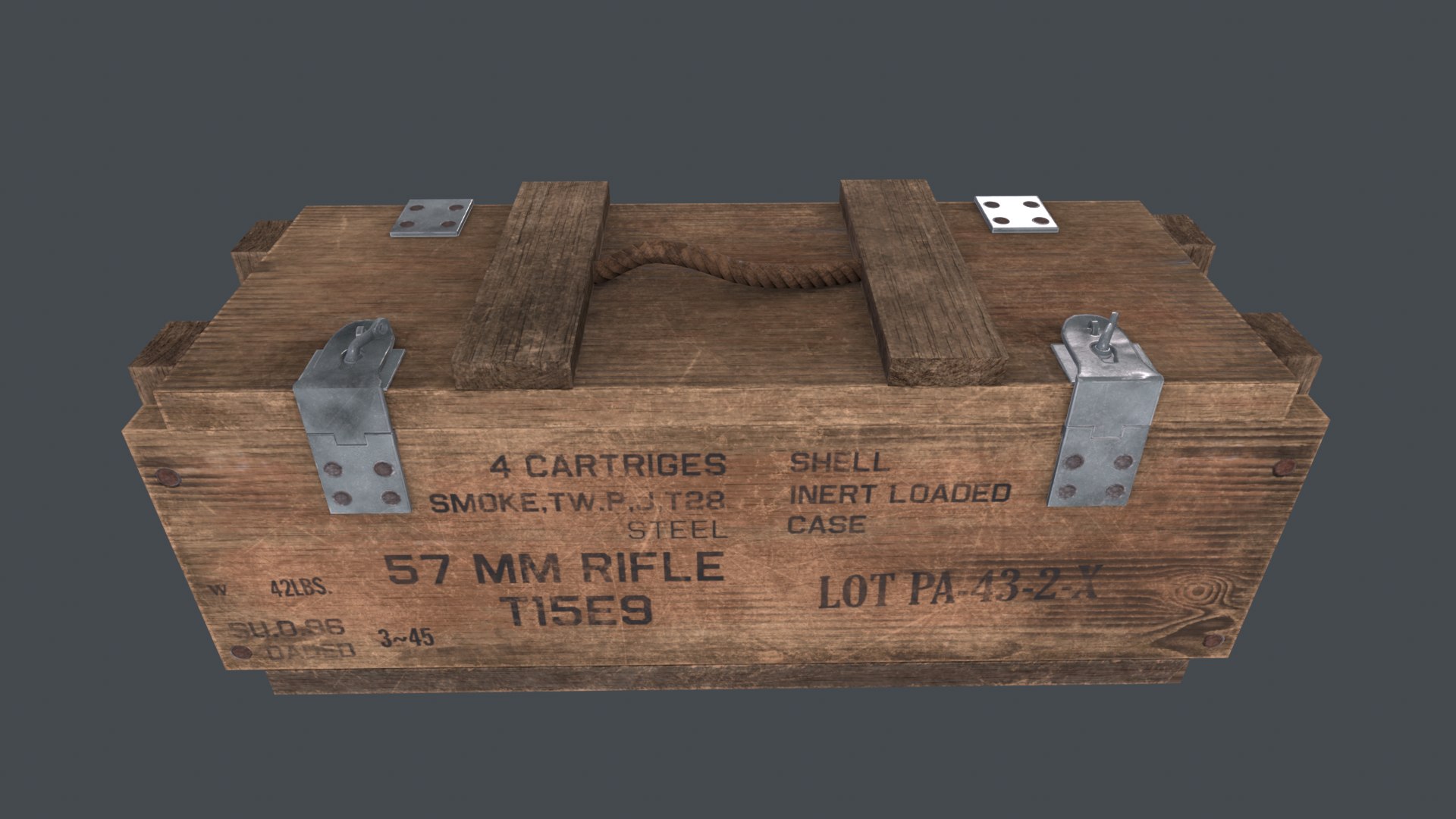 3D WWII Ammo Box 3 - TurboSquid 2042717