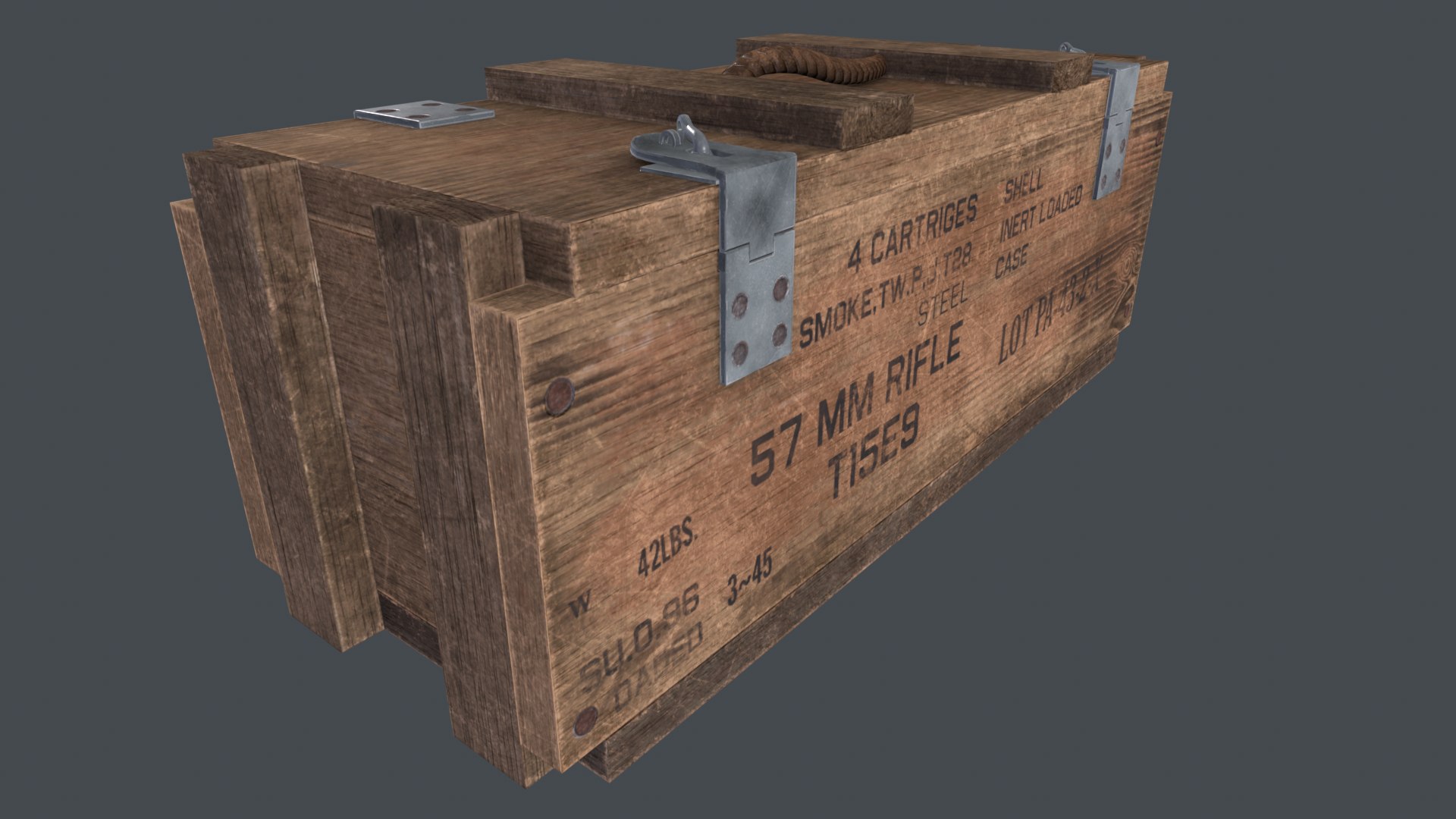 3D WWII Ammo Box 3 - TurboSquid 2042717