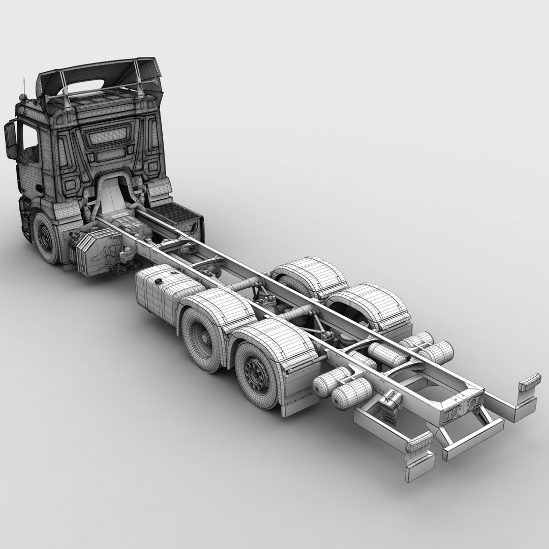 3d mercedes-benz antos model