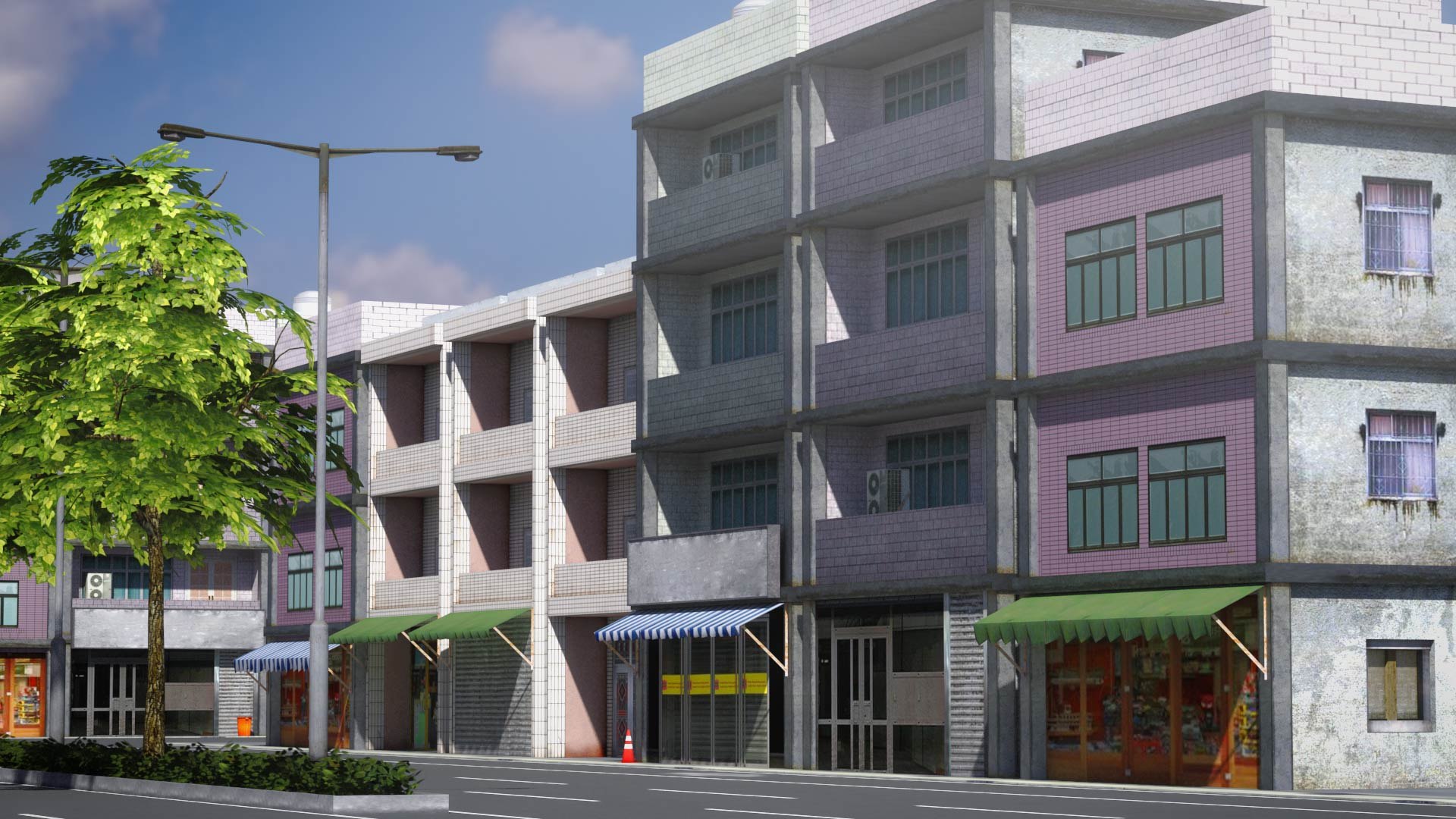 3D Suburbs Street 002 Model - TurboSquid 2332648