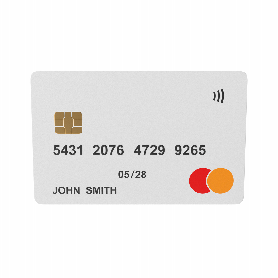 Credit Card Model - TurboSquid 2329820