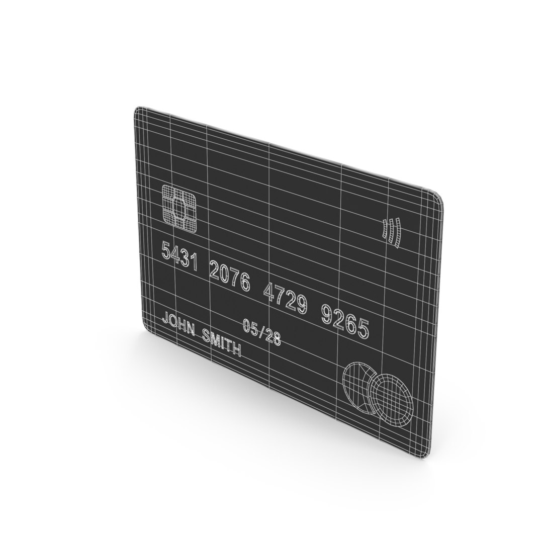 Credit Card Model - TurboSquid 2329820