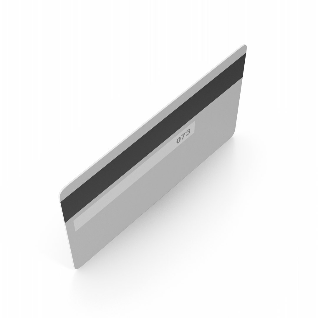 Credit Card Model - TurboSquid 2329820