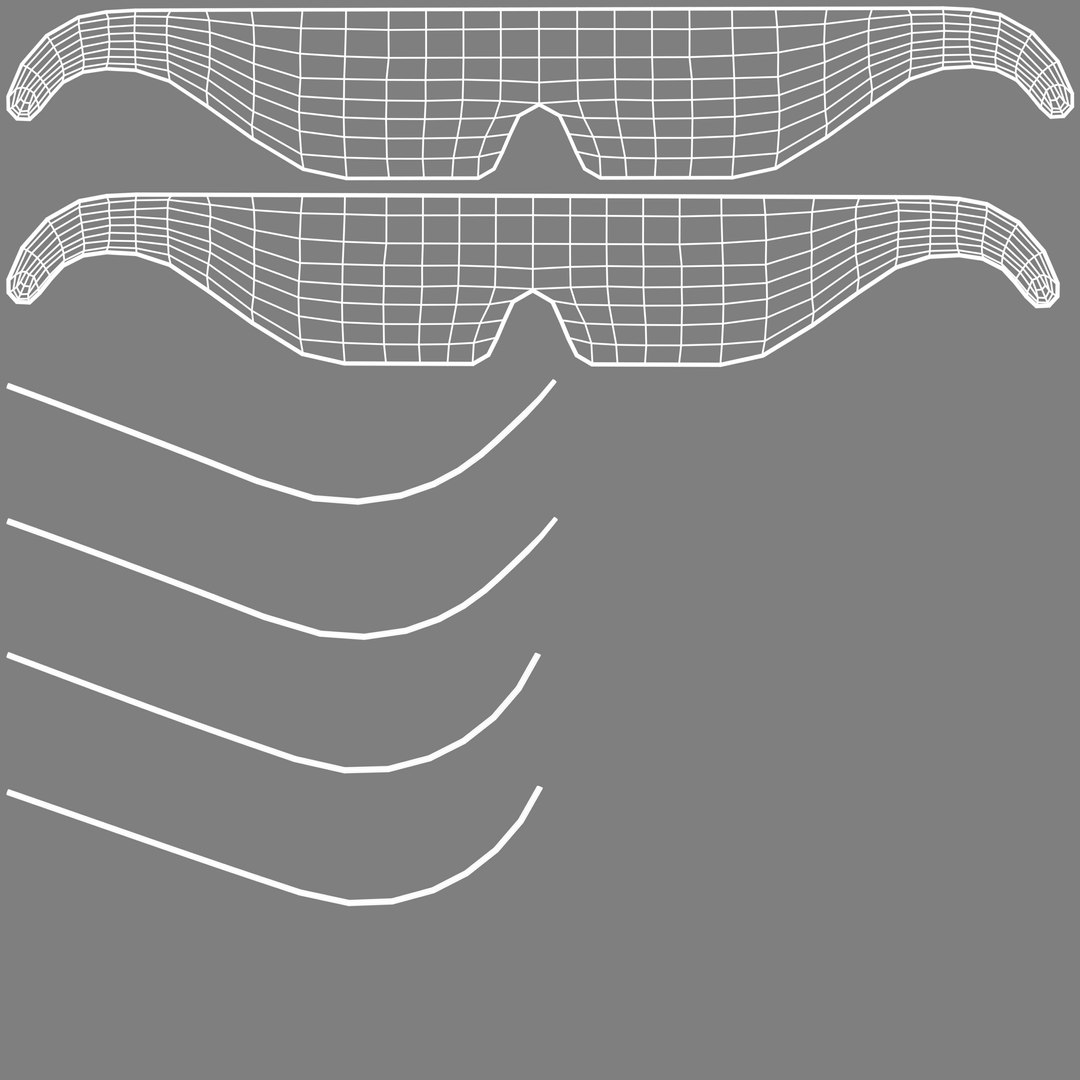 3D futuristic glasses futur - TurboSquid 1563261