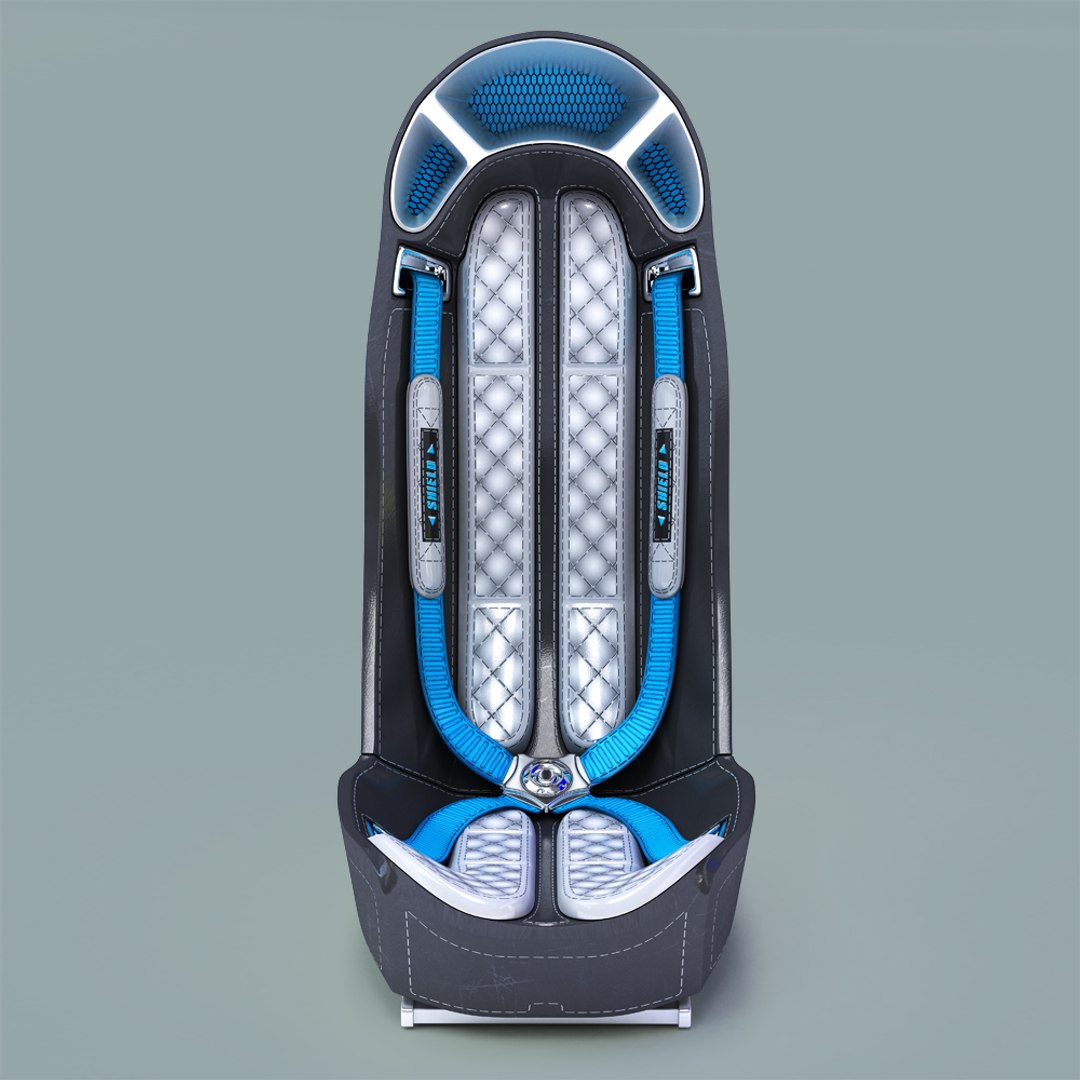 3D conceptual monocoque pilot chair - TurboSquid 1517029