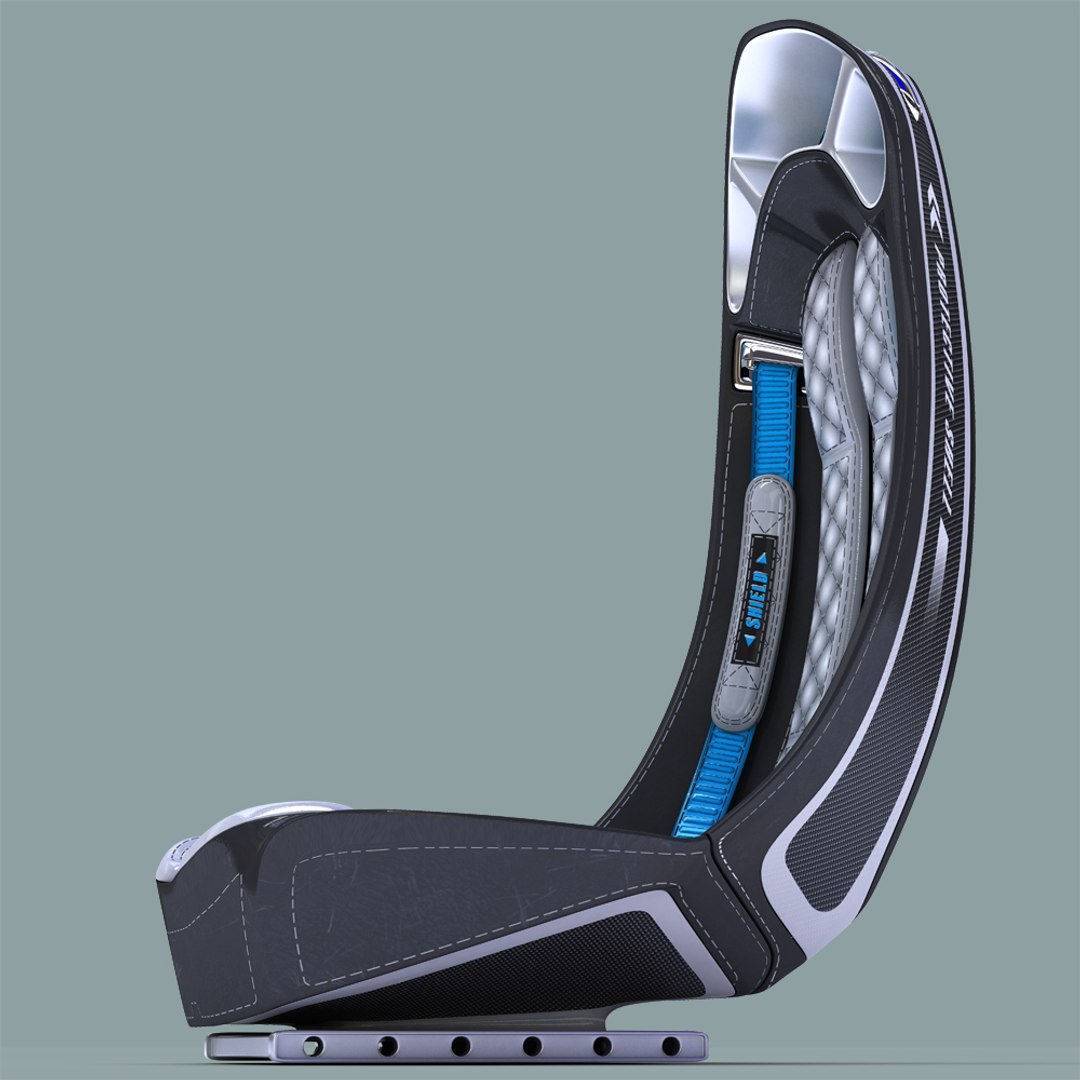 3D conceptual monocoque pilot chair - TurboSquid 1517029