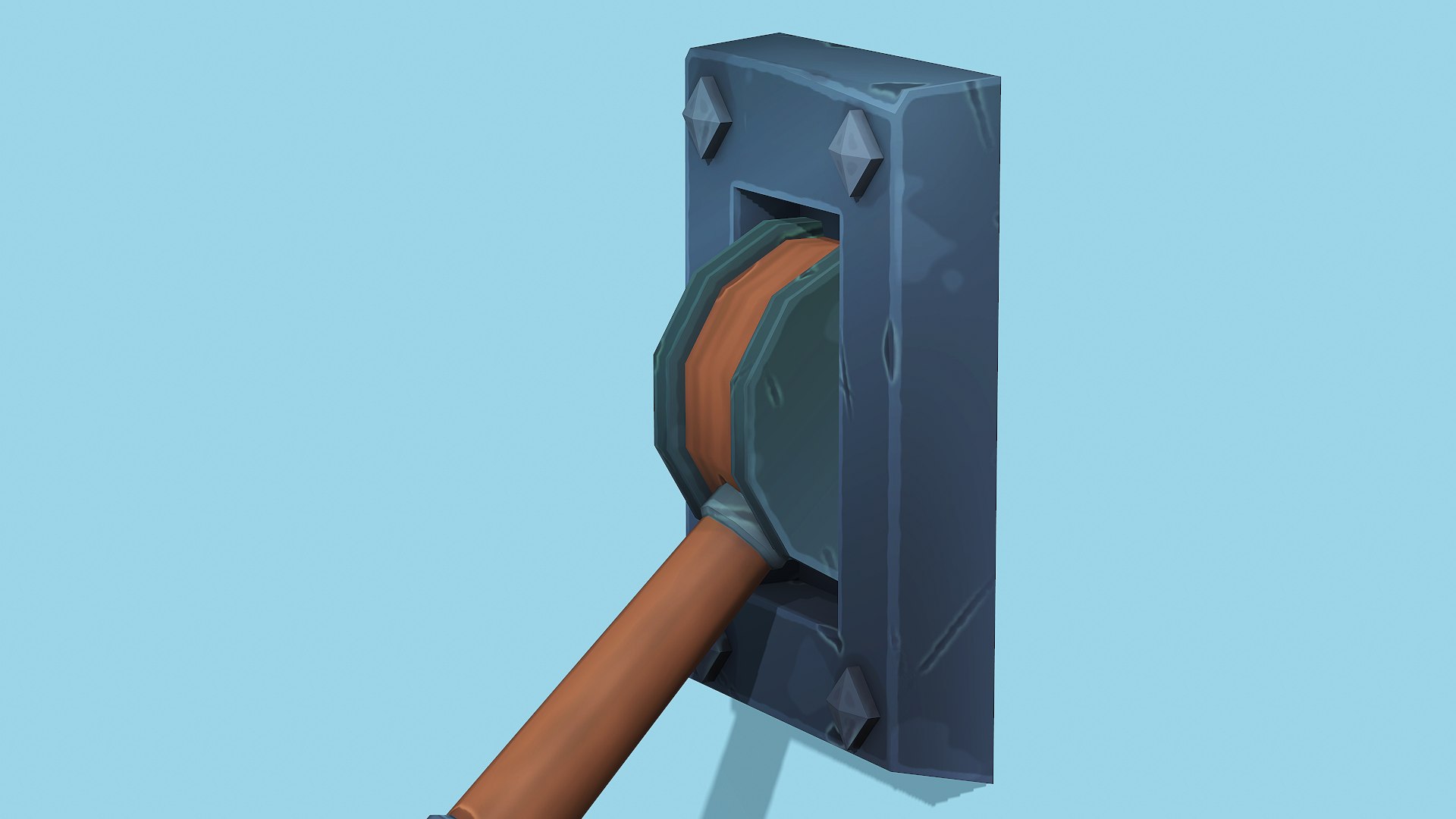 Stylized Wall Lever - PBR Game Ready 3D model - TurboSquid 2050025