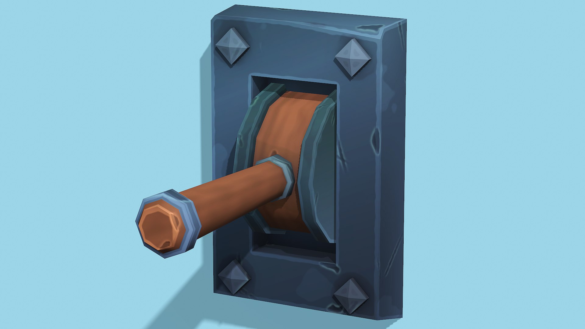 Stylized Wall Lever - PBR Game Ready 3D model - TurboSquid 2050025