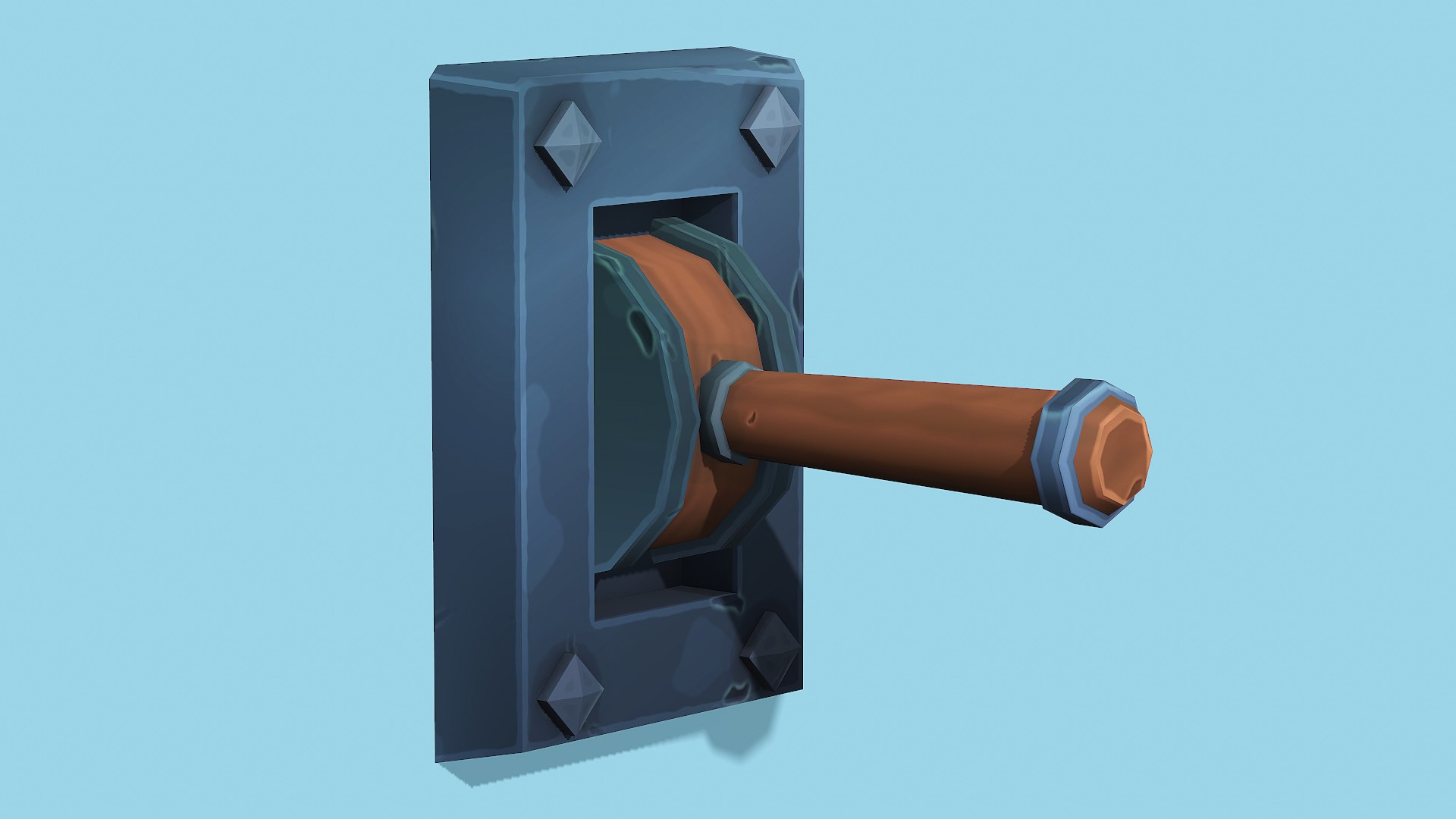 Stylized Wall Lever - PBR Game Ready 3D model - TurboSquid 2050025