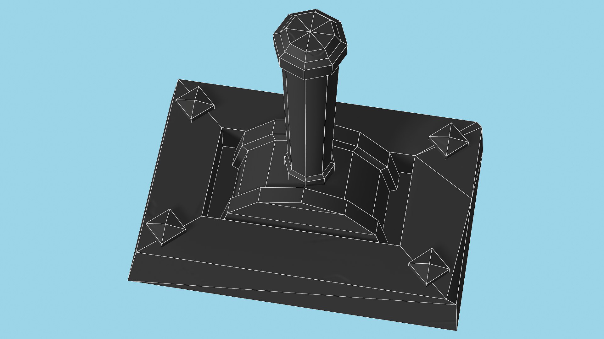 Stylized Wall Lever - PBR Game Ready 3D model - TurboSquid 2050025