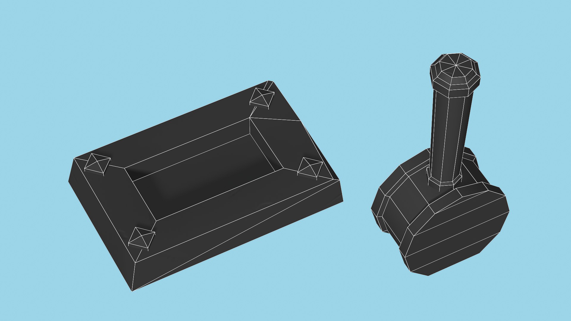 Stylized Wall Lever - PBR Game Ready 3D model - TurboSquid 2050025