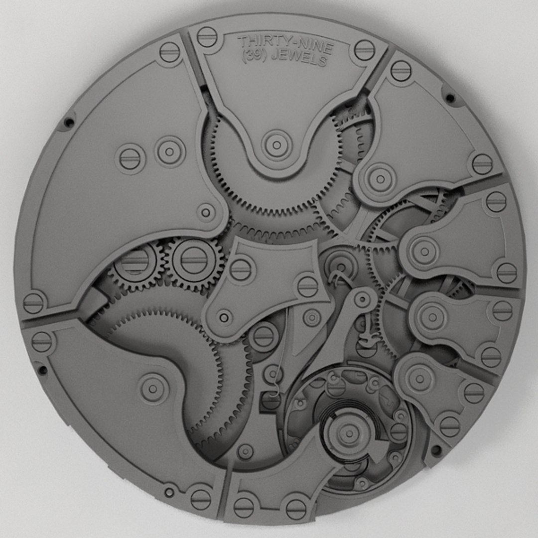 Watch Movement 3d 3ds
