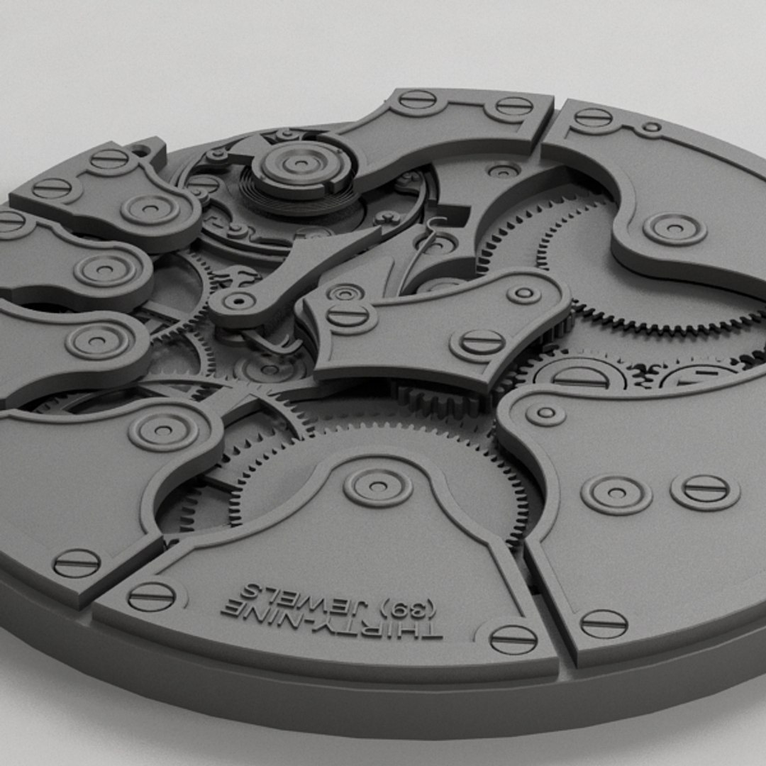 Watch Movement 3d 3ds