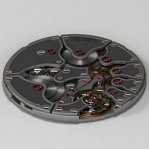 Watch Movement 3D Models for Download | TurboSquid