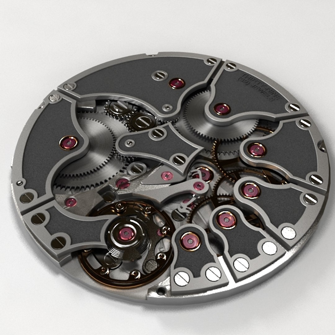 Watch Movement 3d 3ds