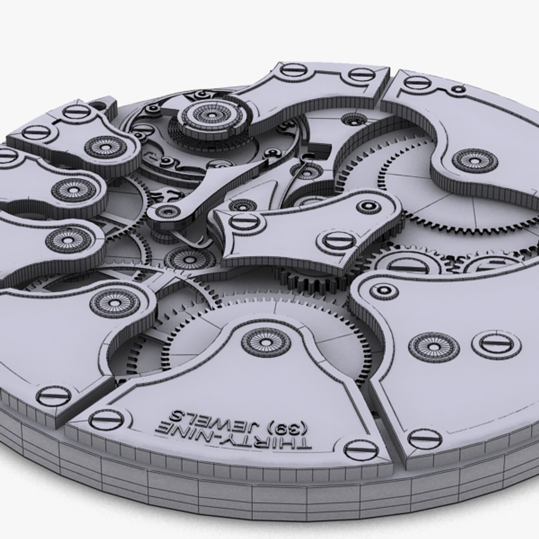 Watch Movement 3d 3ds