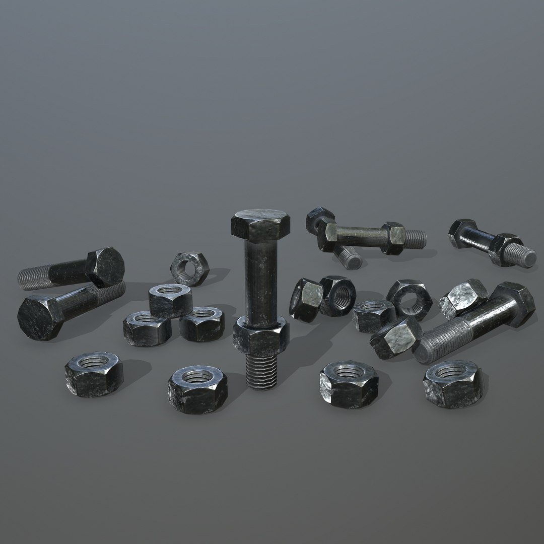 Bolts 3D Model - TurboSquid 1507539