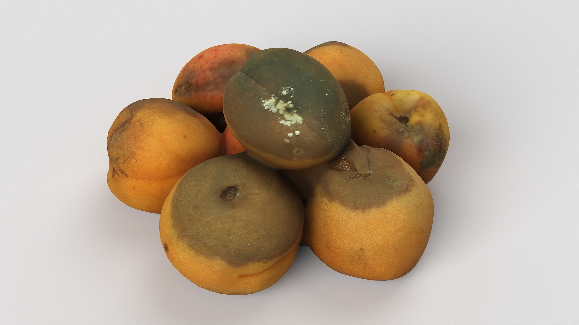 3D Rotten Apricots 03 - TurboSquid 1925019