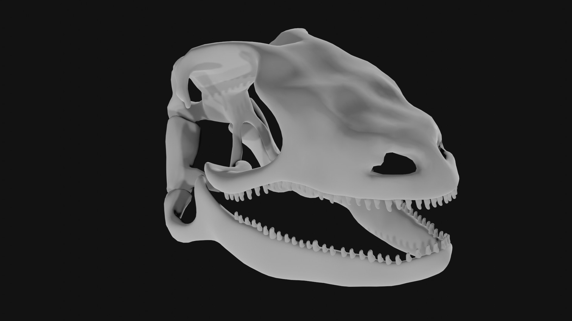 Lizard Skull 3D - TurboSquid 1983377
