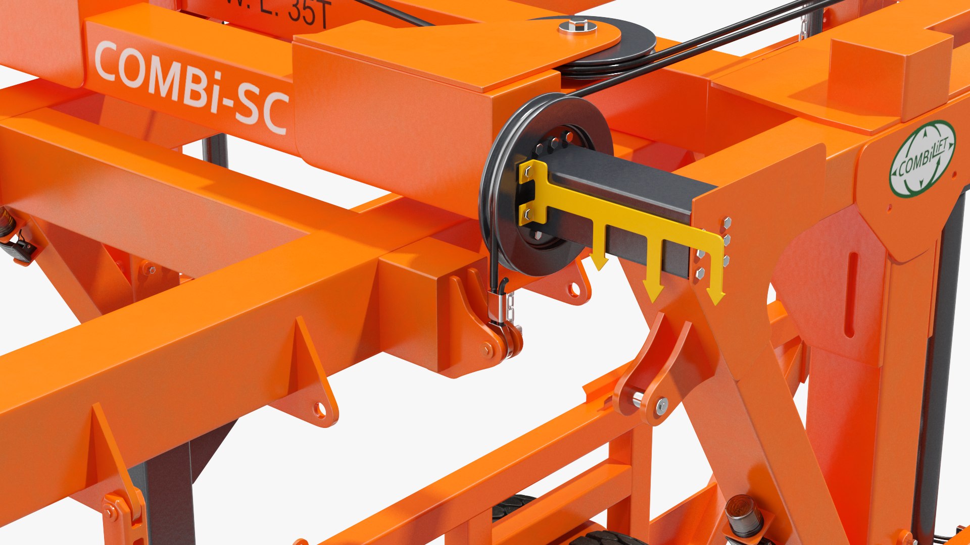 Straddle Carrier Combilift Sc 3D - TurboSquid 1451840