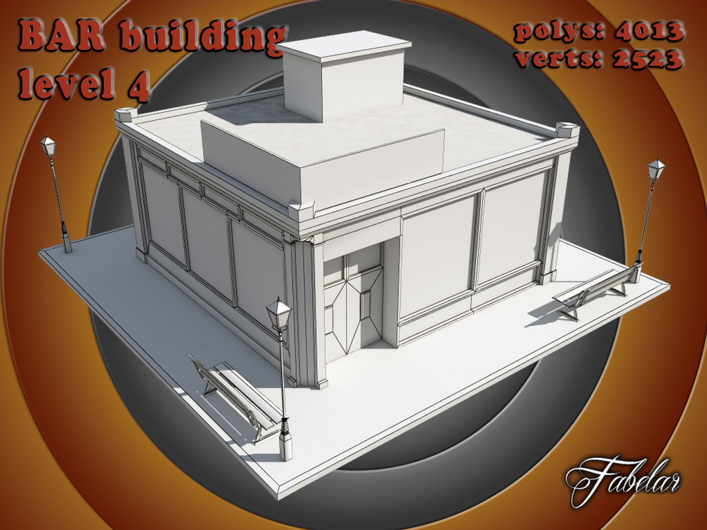 Bar Level 4 3d Model