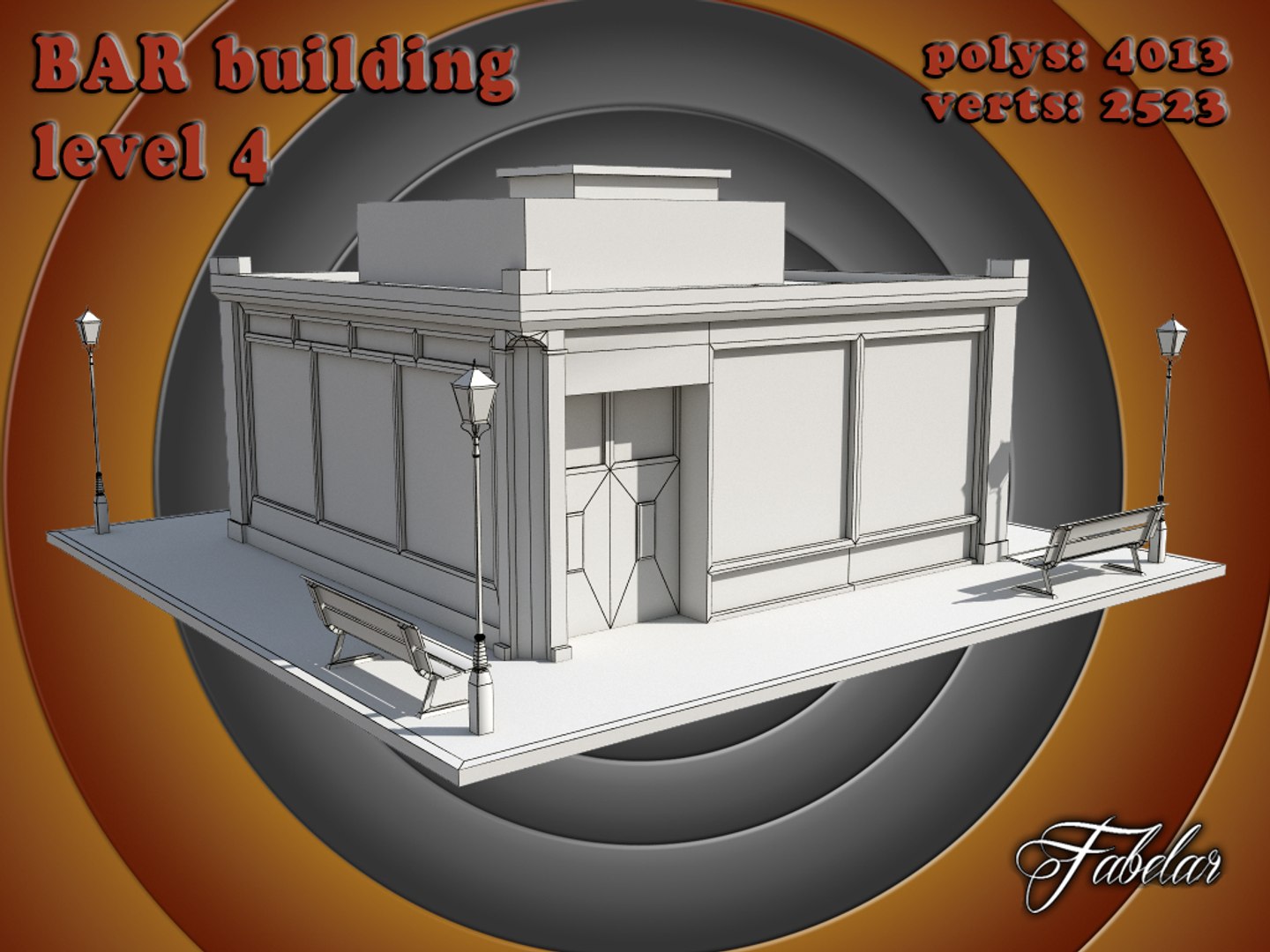Bar Level 4 3d Model