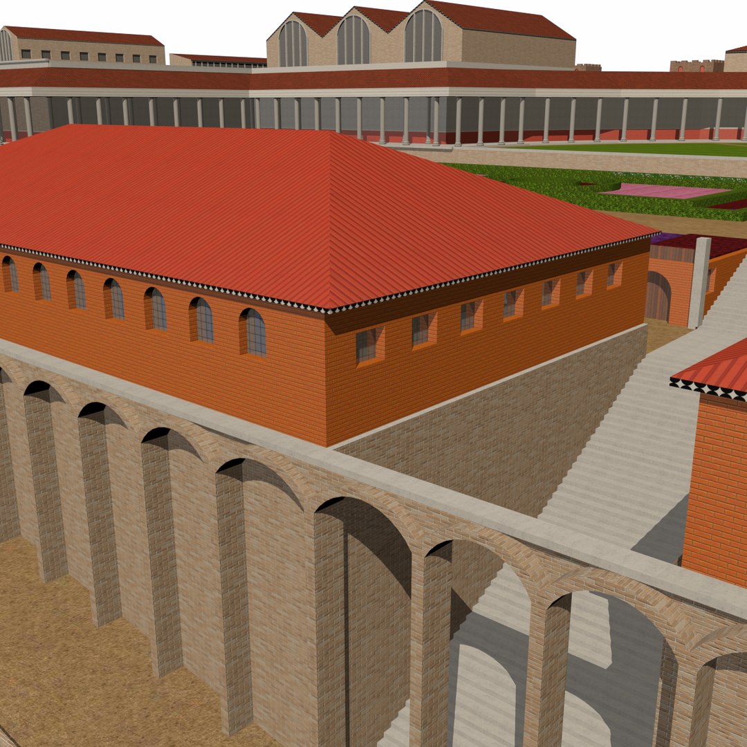 3D les jardins lucullus model - TurboSquid 1549773