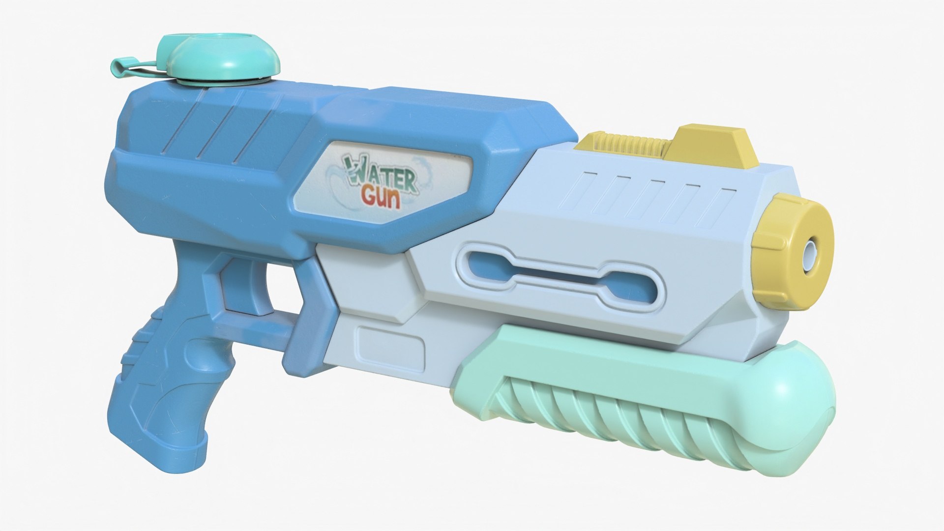 3D WaterGun 01 A - TurboSquid 2223231