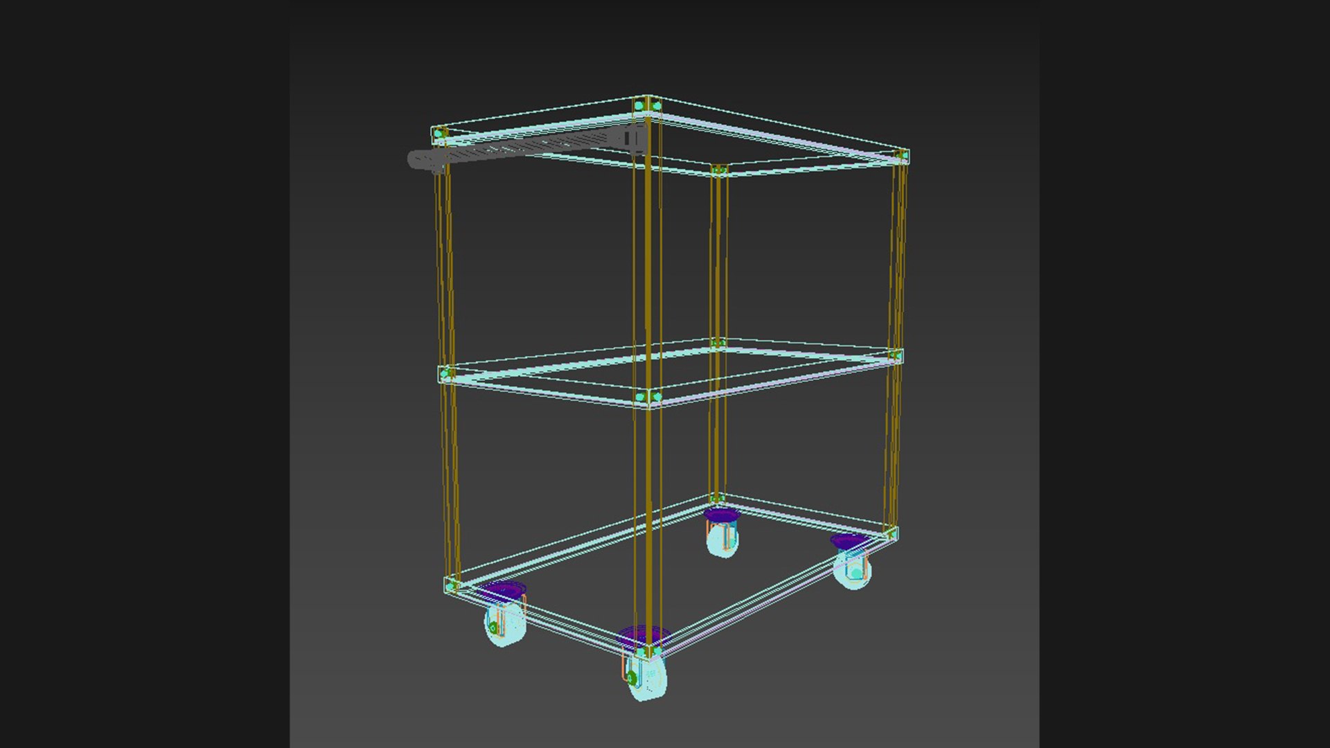 3D Model Workshop Service Trolley 4 - TurboSquid 1790841