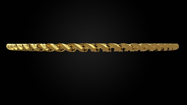 3D Chain Necklace - TurboSquid 1908087