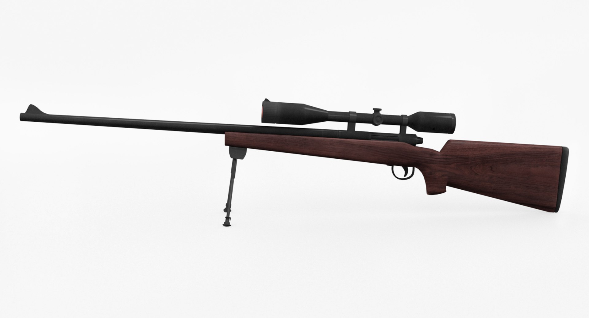 M40 Rifle Sniper 3d Model