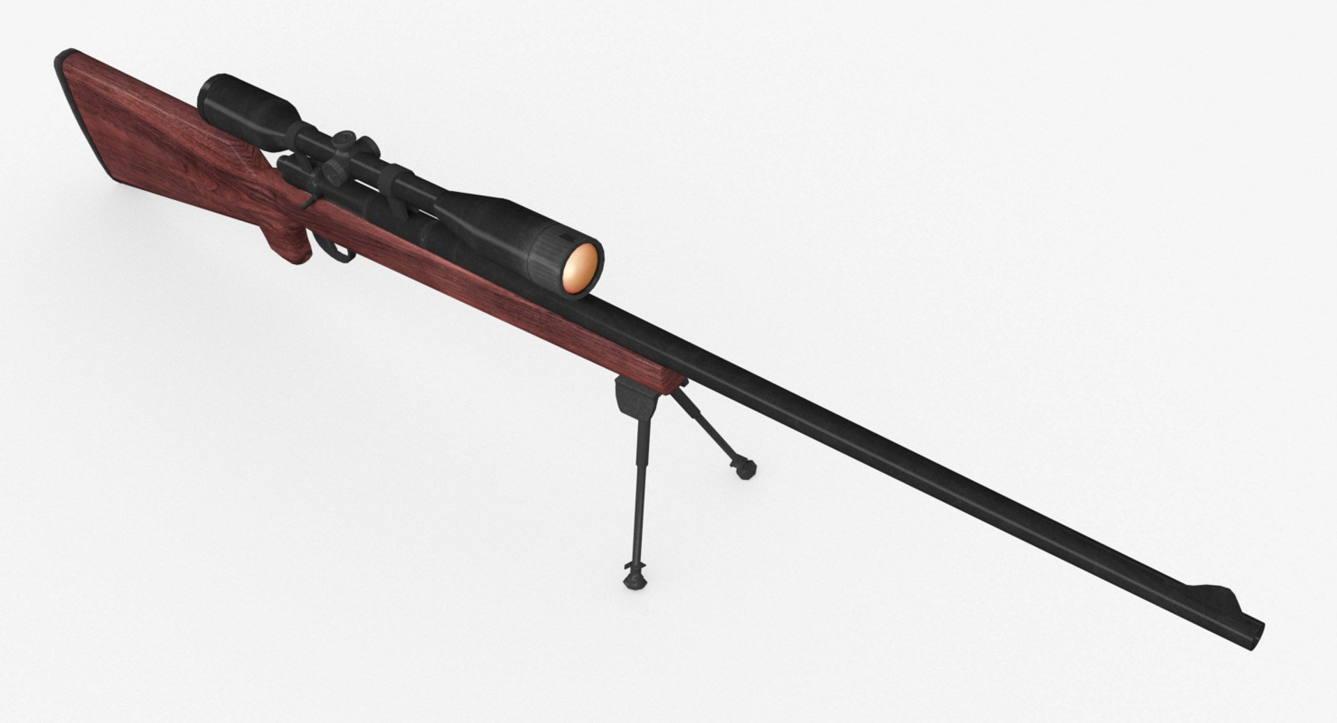 M40 Rifle Sniper 3d Model