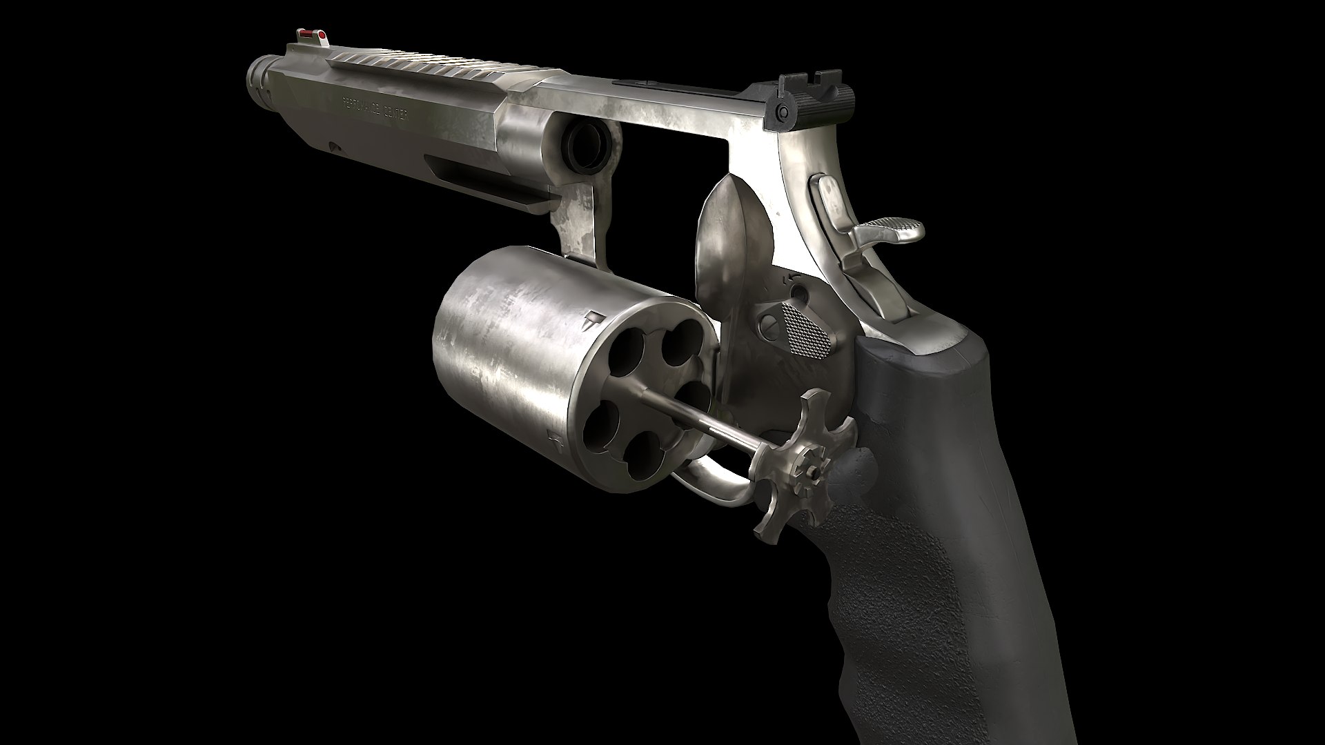 3D Smith And Wesson 460XVR HI VIZ Model - TurboSquid 2152127