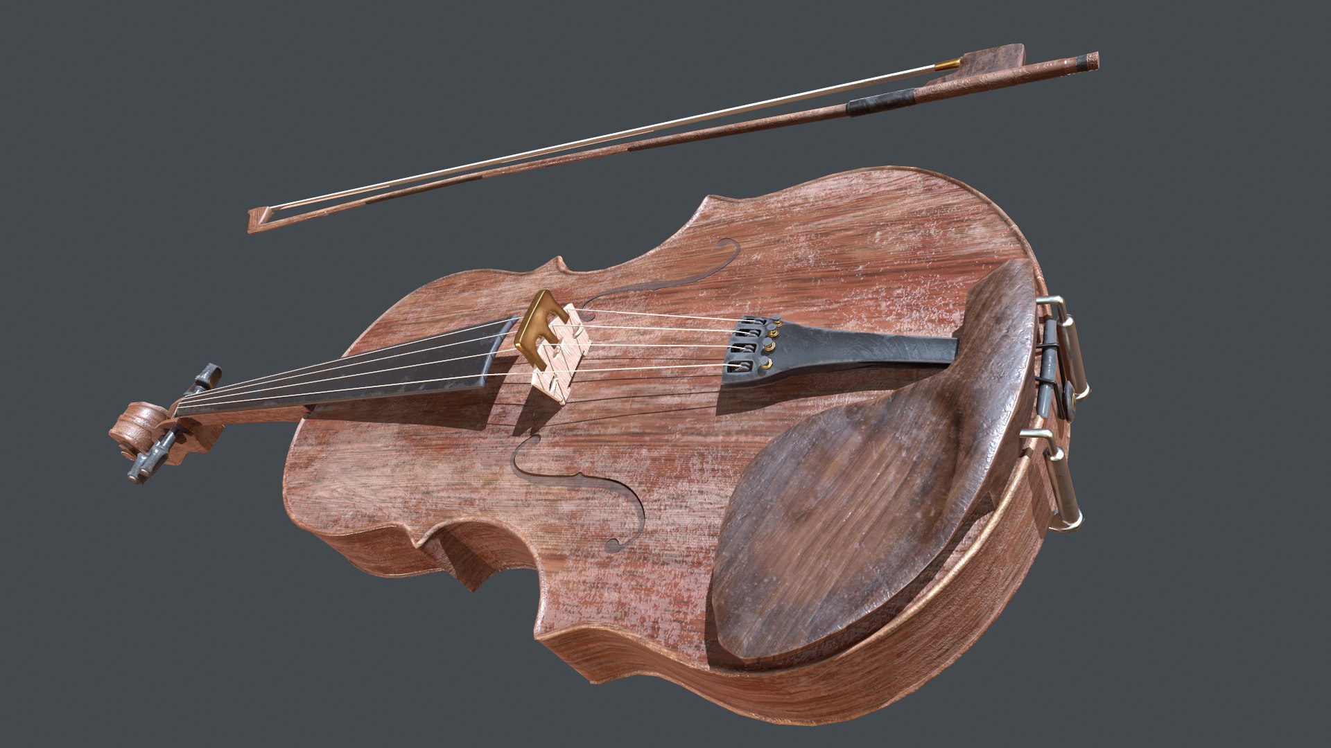 Violin Pbr 3D - TurboSquid 1689775