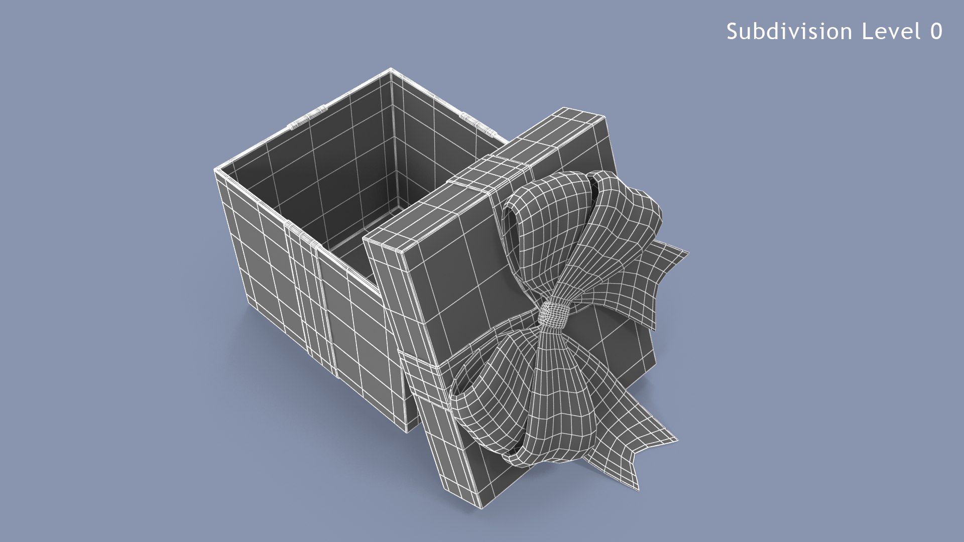 3D Gift Box Cube Yellow Open - TurboSquid 1745821