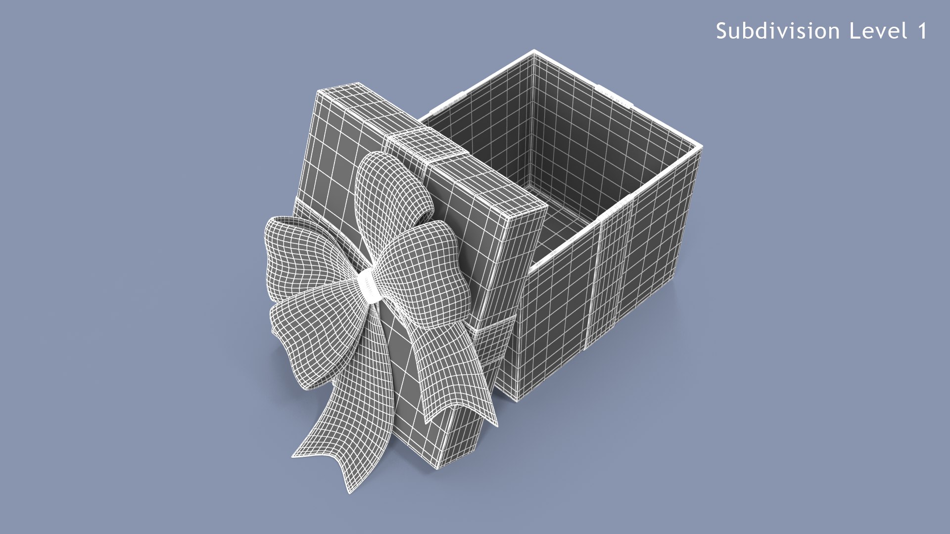 3D Gift Box Cube Yellow Open - TurboSquid 1745821