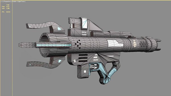 SCI-FI BAZOOKA 3D-Modell - TurboSquid 1700239
