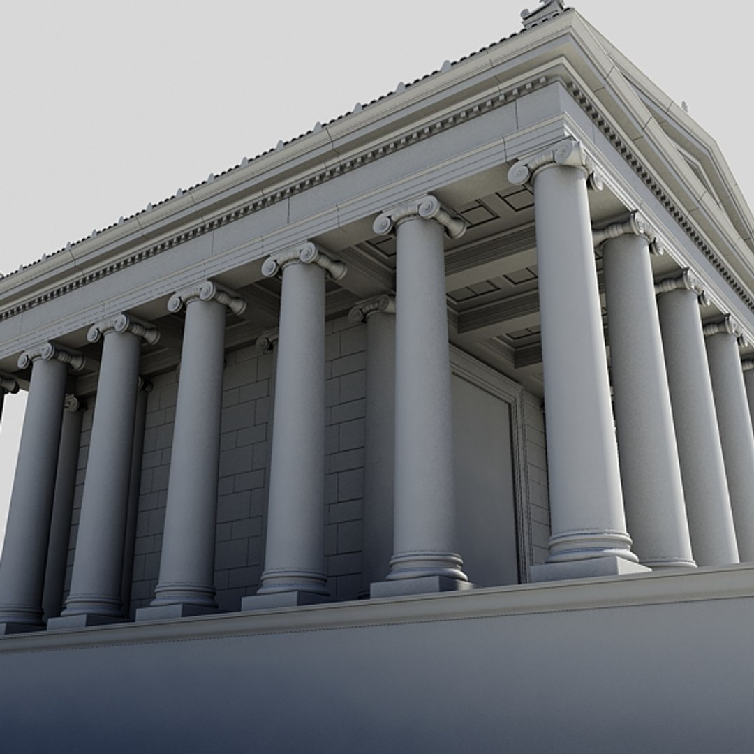 3d Roman Temple Model