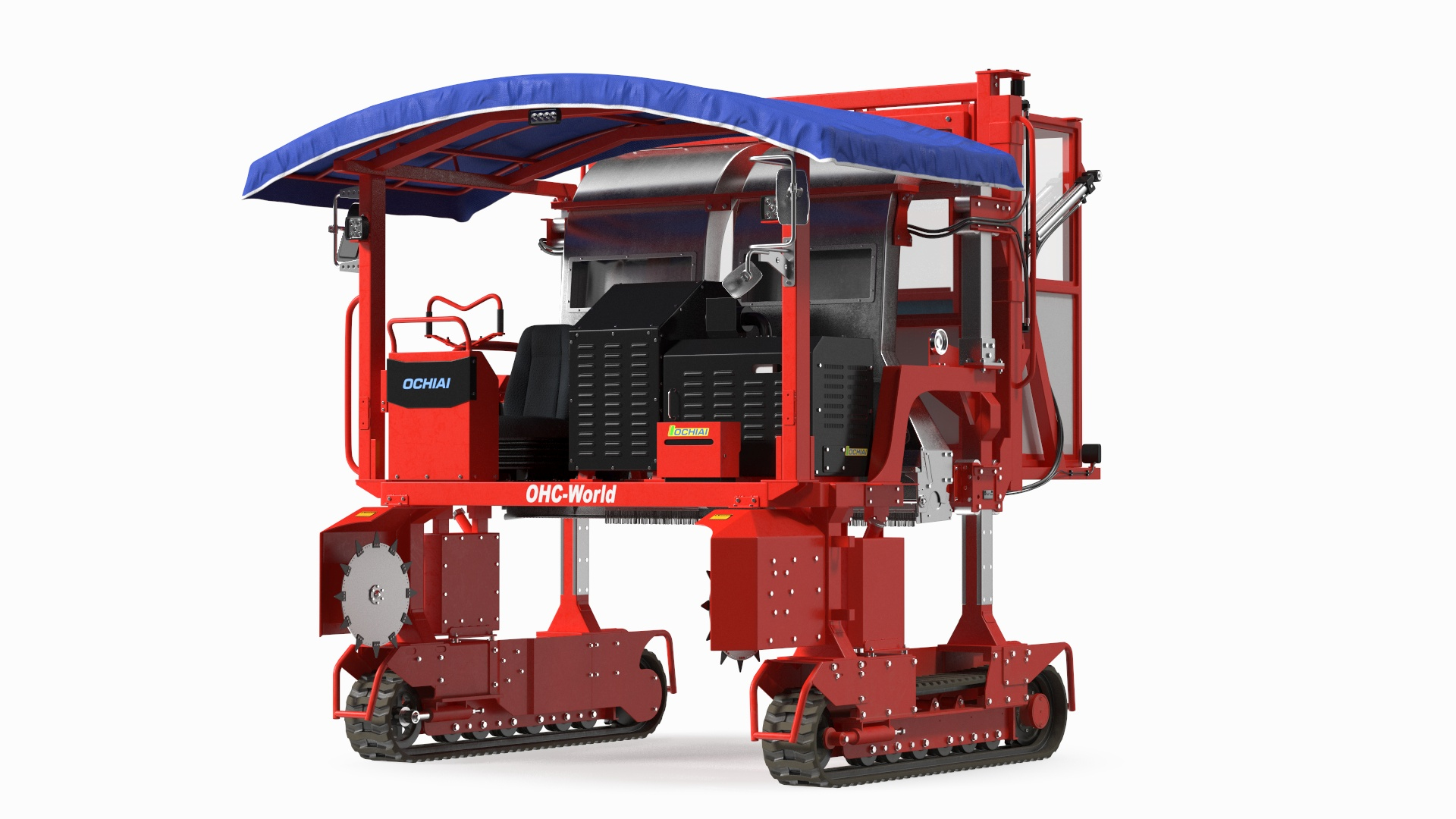 Self Propelled Tea Harvester Ochiai OHC-W Rigged 3D Model - TurboSquid ...