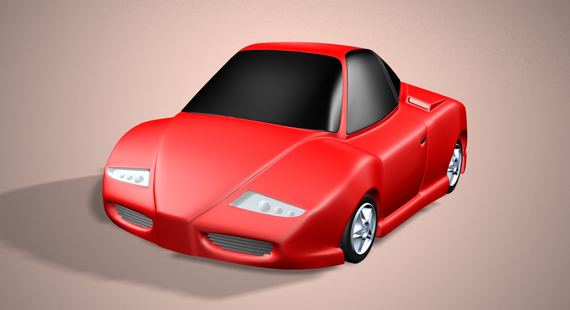 3D Sportive Cartoon Car DSR Model - TurboSquid 2171823