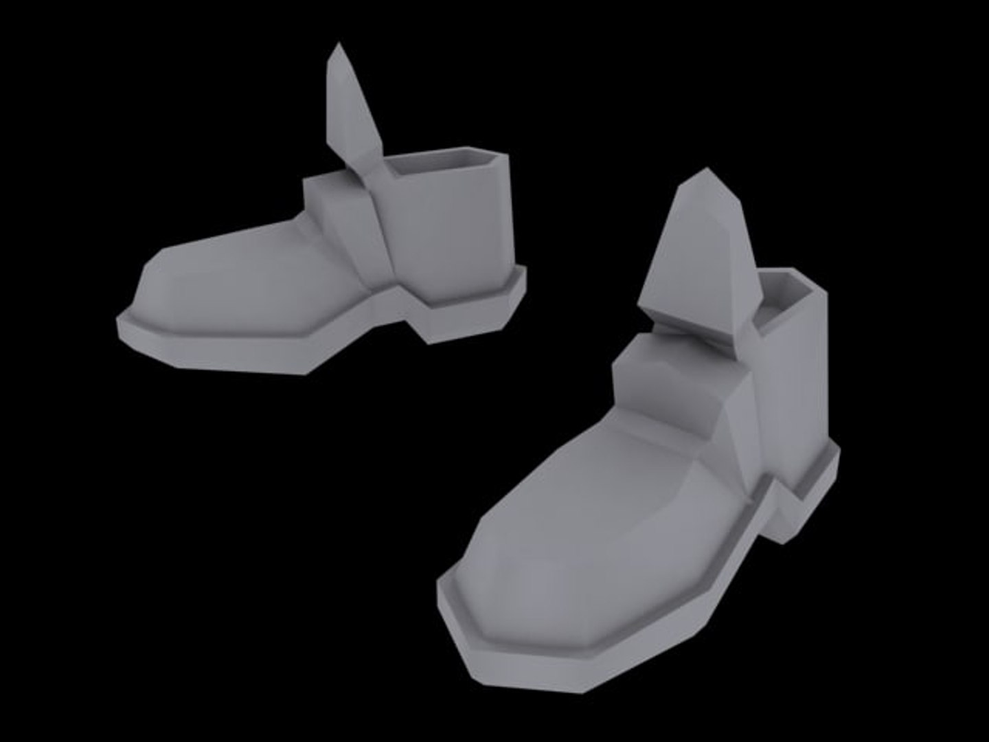 Armor Boots 3d Model