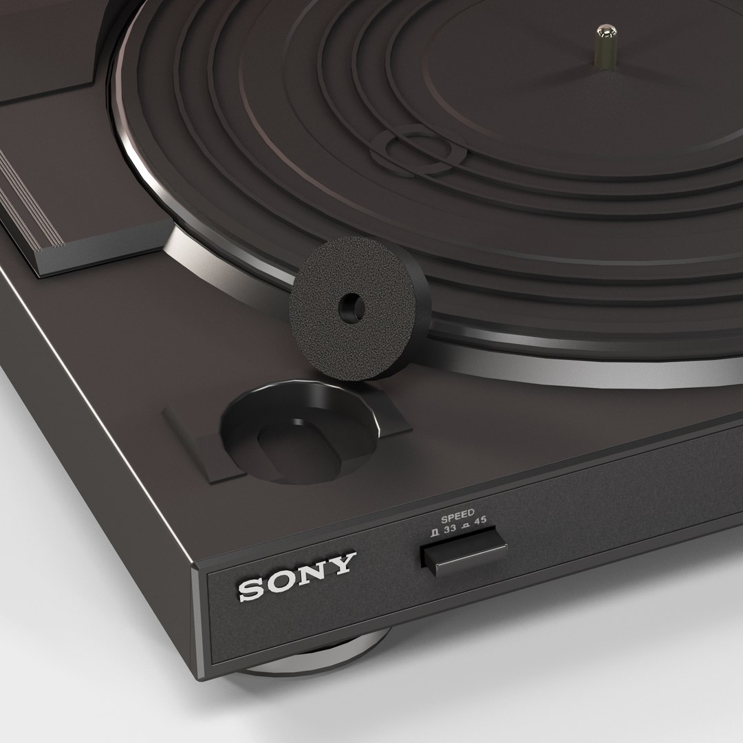 3d Model Sony Ps-lx300usb Stereo Turntable